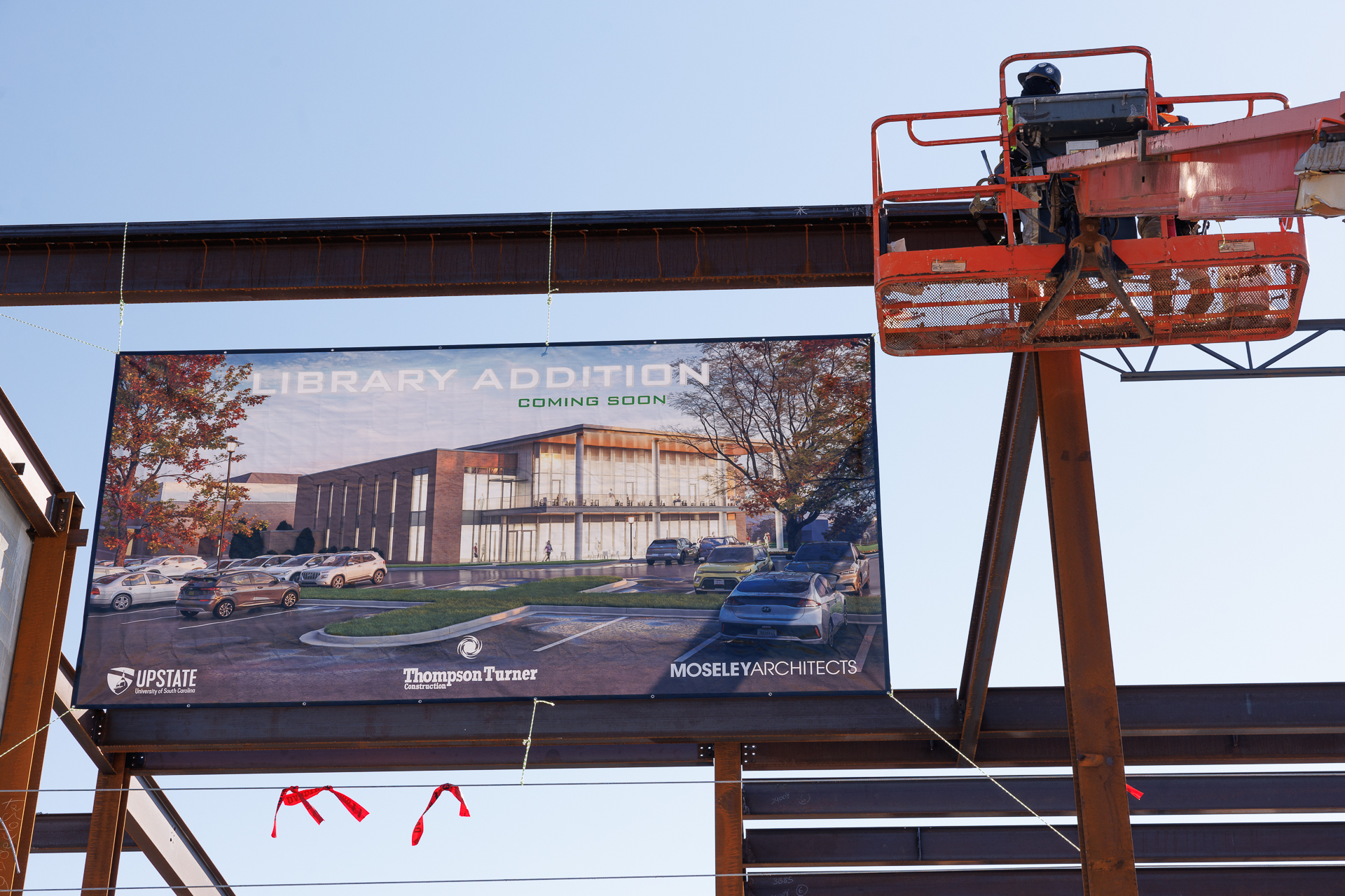 Library Addition Topping Out Event Marks University Milestone - USC Upstate