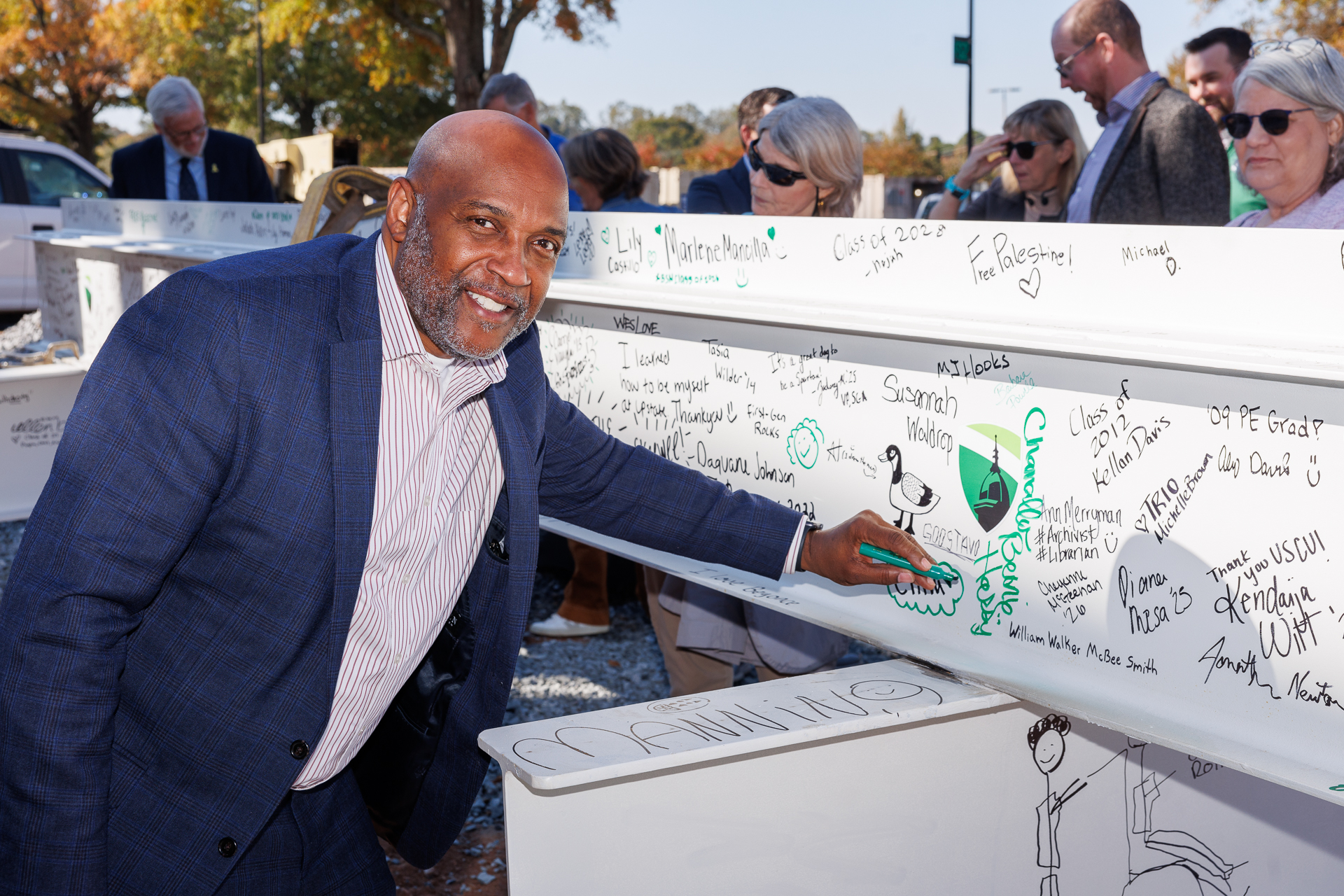 Library Addition Topping Out Event Marks University Milestone - USC Upstate