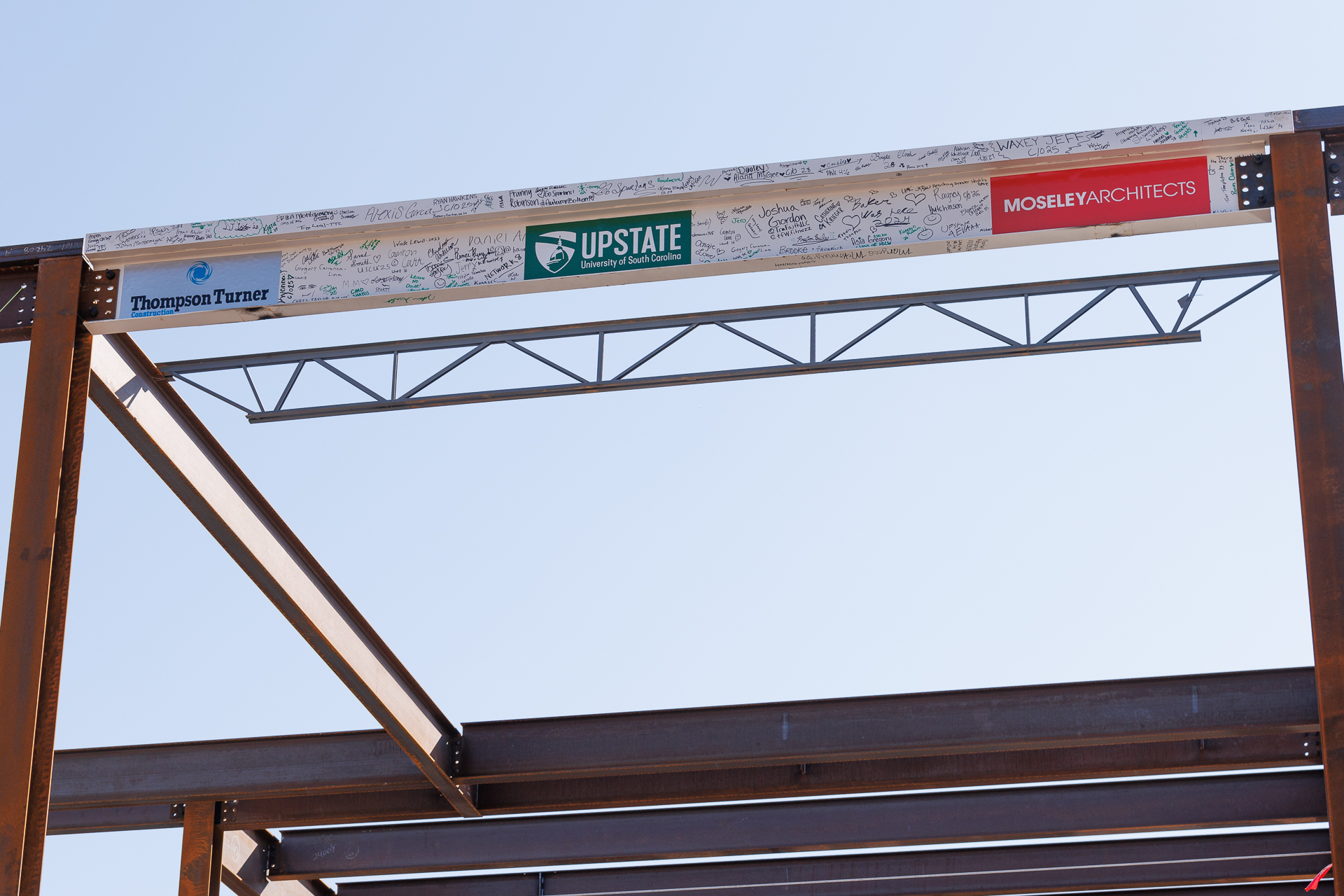 Library Addition Topping Out Event Marks University Milestone - USC Upstate